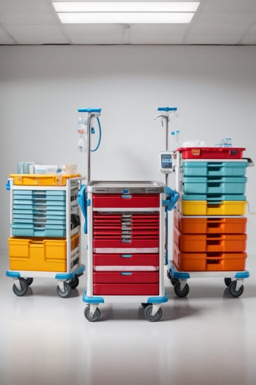 Trauma ICU Emergency Cart – Safetyboot4u