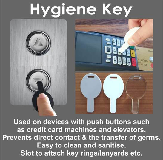 Covid-19 Hygiene Key – Min 200 units – Safetyboot4u